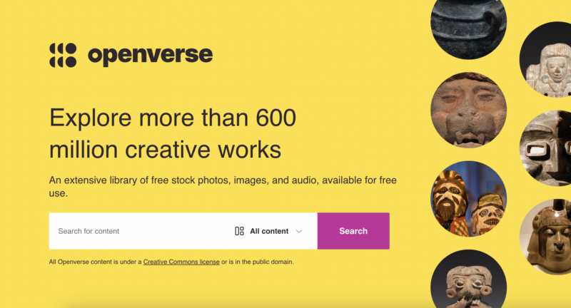 Openverse Audio Catalog Passes 800,000 Files, Audio Support Now Out of Beta