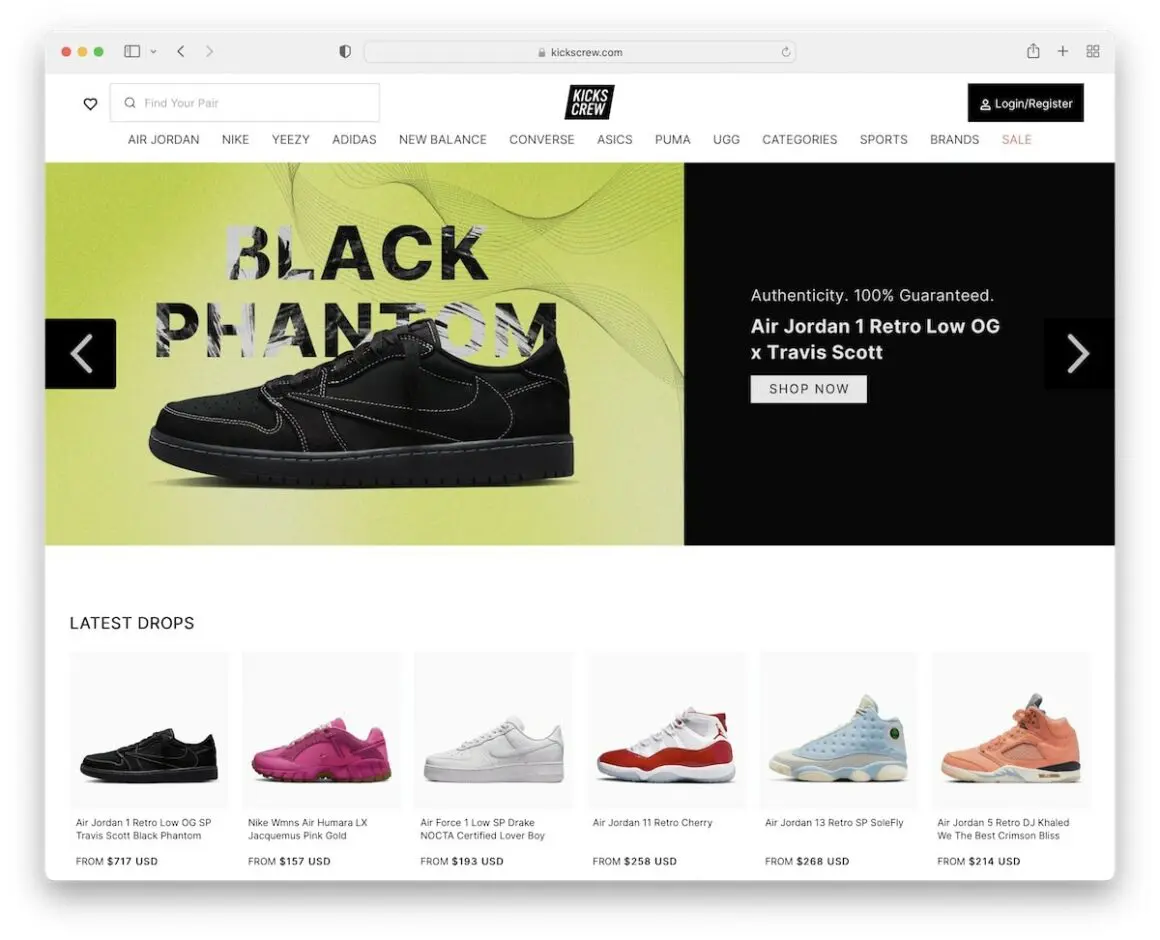 20 Best Shoe Website Design Ideas 2024