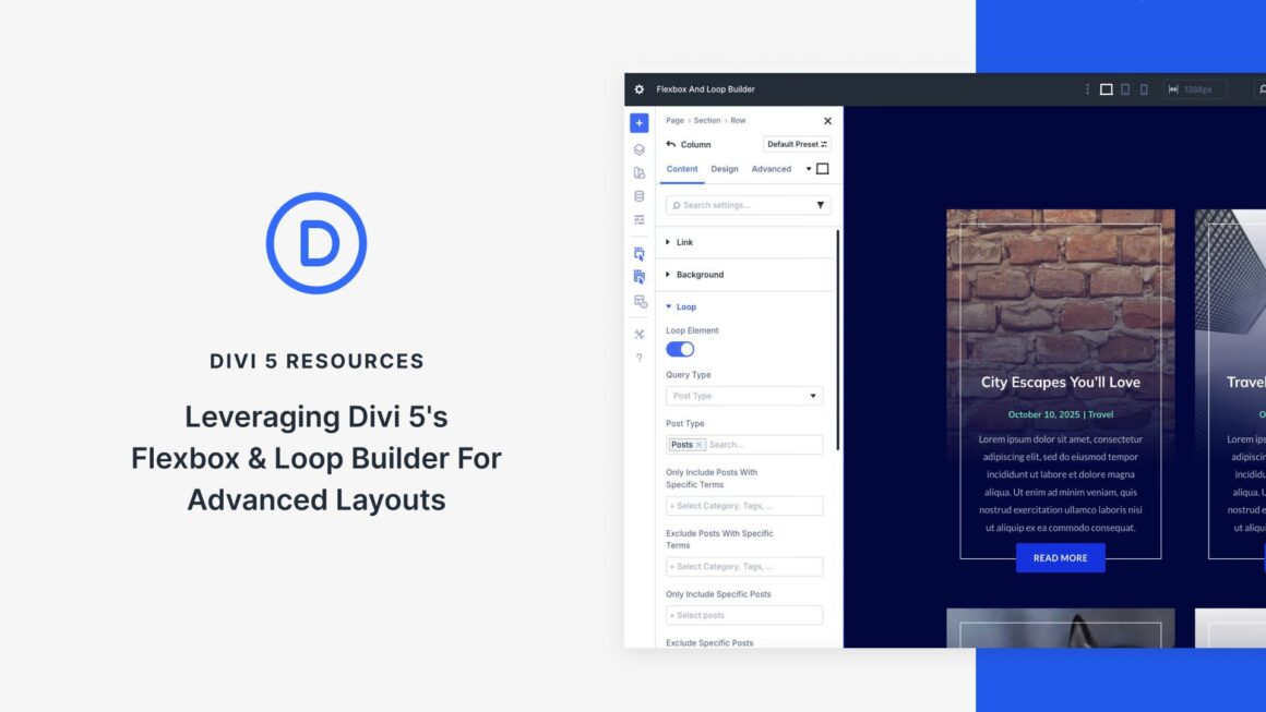 Leveraging Divi 5's Flexbox & Loop Builder For Advanced Layouts